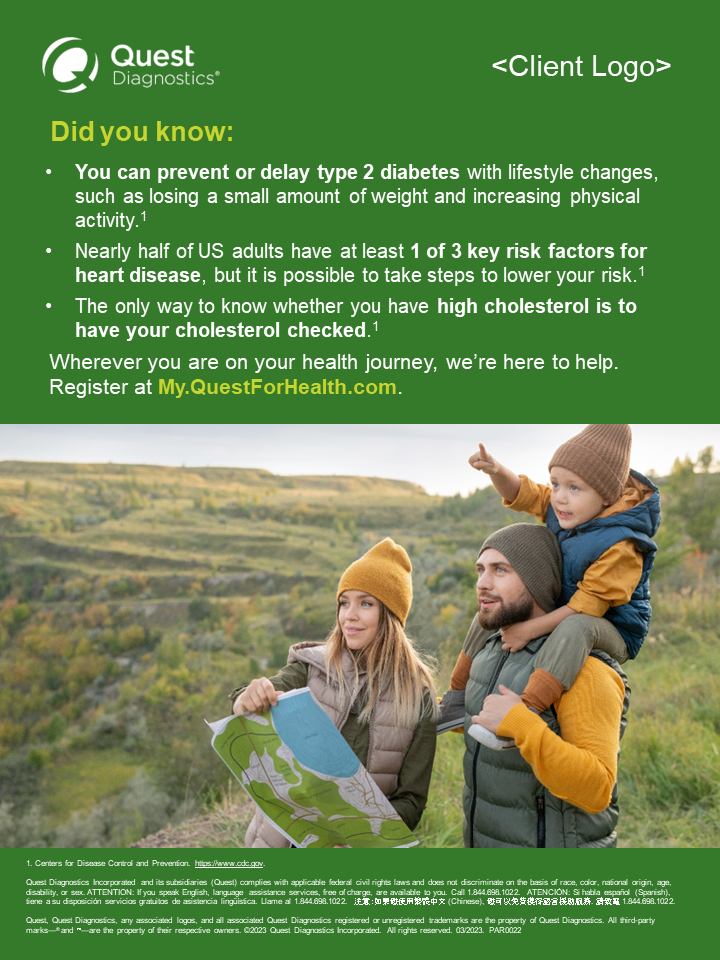 Quest Diagnostics Custom Marketing Material Request